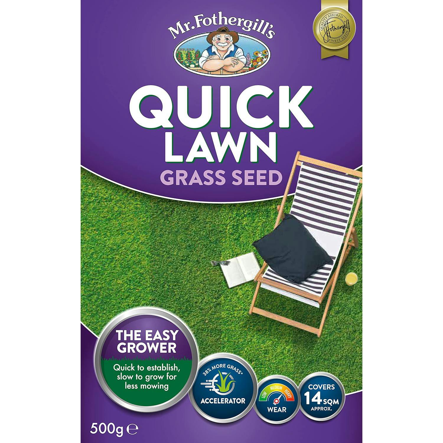 Mr Fothergills Quick Lawn Grass Seed 05kg Fitzpatrick Fuels